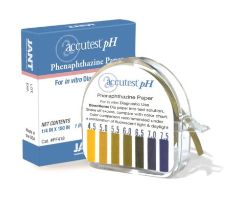 Accutest Nitrazine pH Phenaphthazine Paper - JANT PHARMACAL CORPORATION