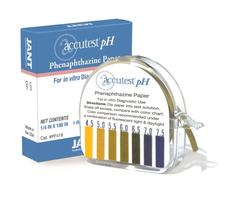 Accutest Nitrazine pH Phenaphthazine Paper - JANT PHARMACAL CORPORATION