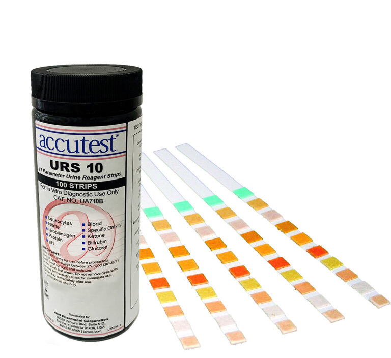 Accutest URS-10 Urine Reagent Strips - JANT PHARMACAL CORPORATION