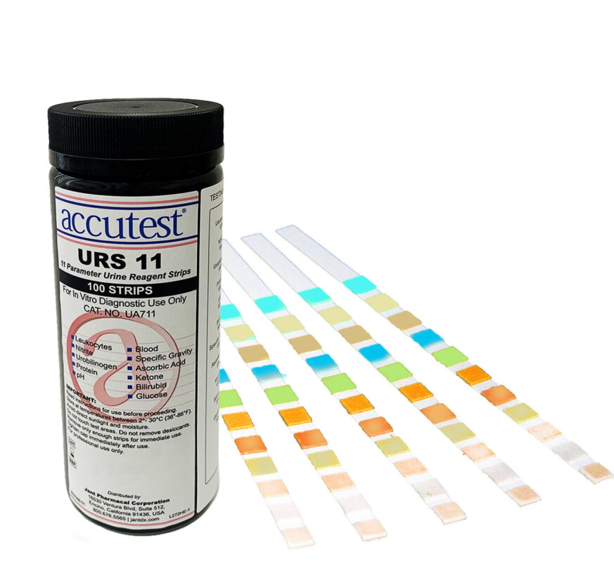 Accutest URS-11 Urine Reagent Strips - JANT PHARMACAL CORPORATION