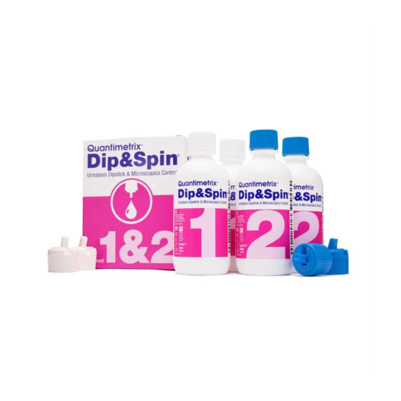 Dip&Spin Urinalysis Dipstick & Microscopics Control | Quantimetrix